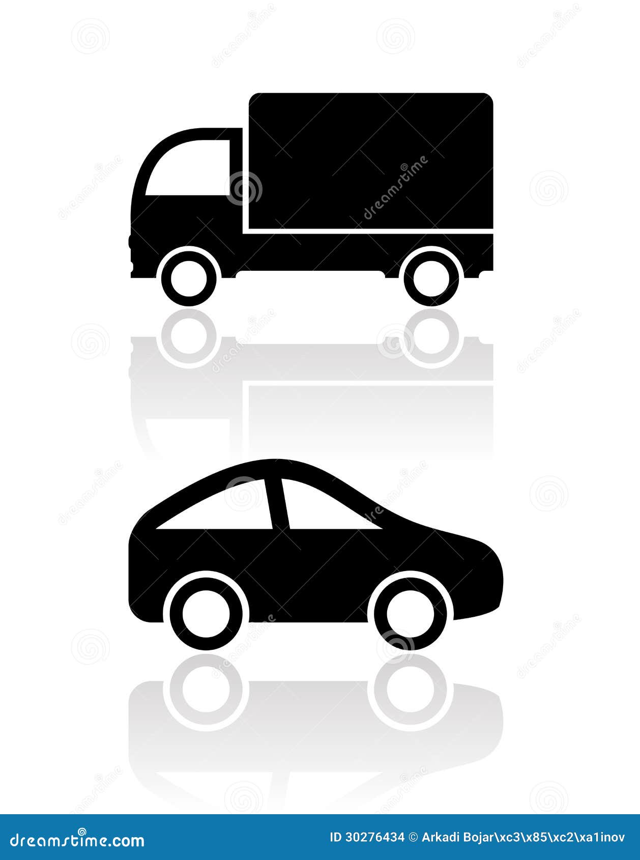 Car icon stock vector. Illustration of panel, motor, cars - 30276434