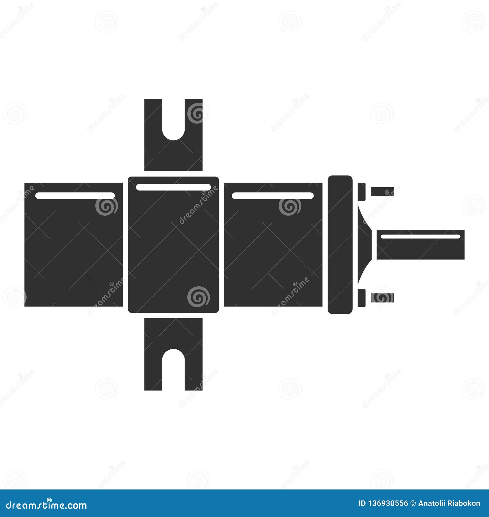 Car Ignition Bobbin Icon, Simple Style Stock Vector - Illustration of ...