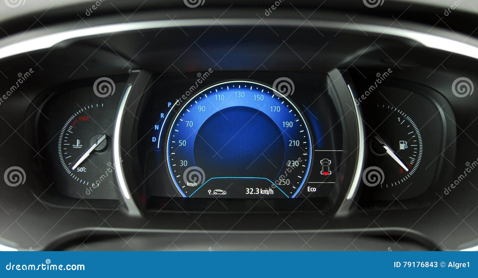 Car illuminated dashboard stock image. Image of high - 79176843