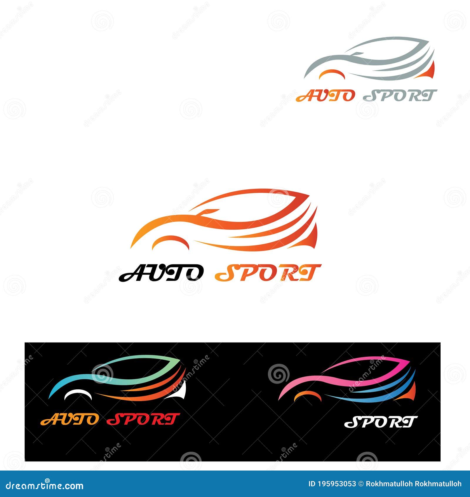 Car Illustration Logo Color Template Design Vector Stock Vector ...