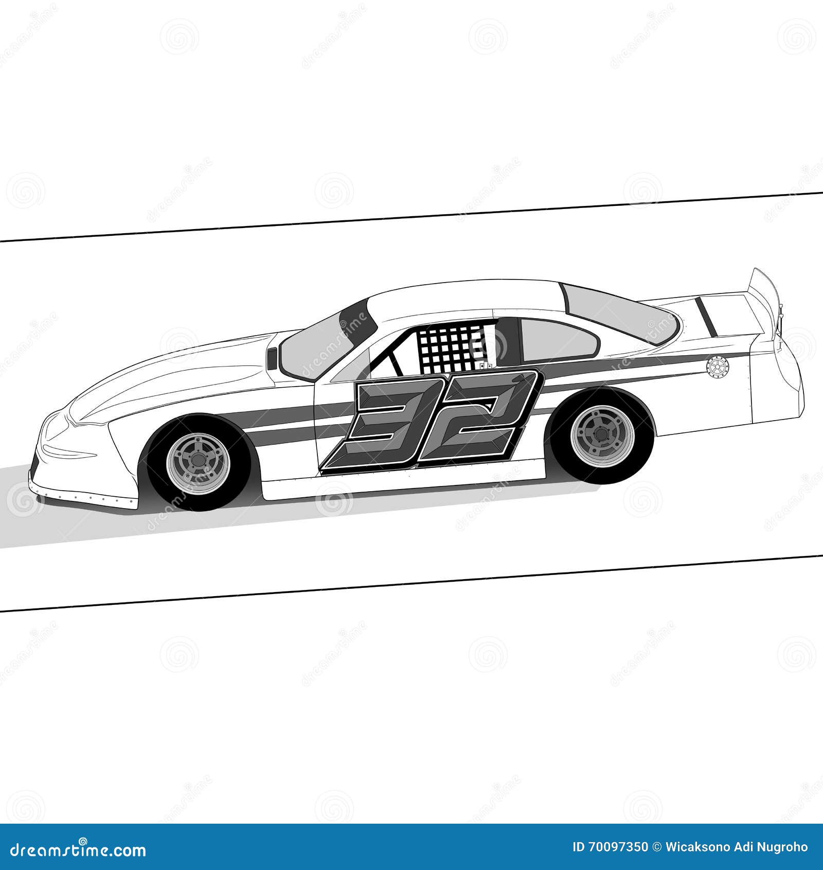 Nascar Race Car Drawing