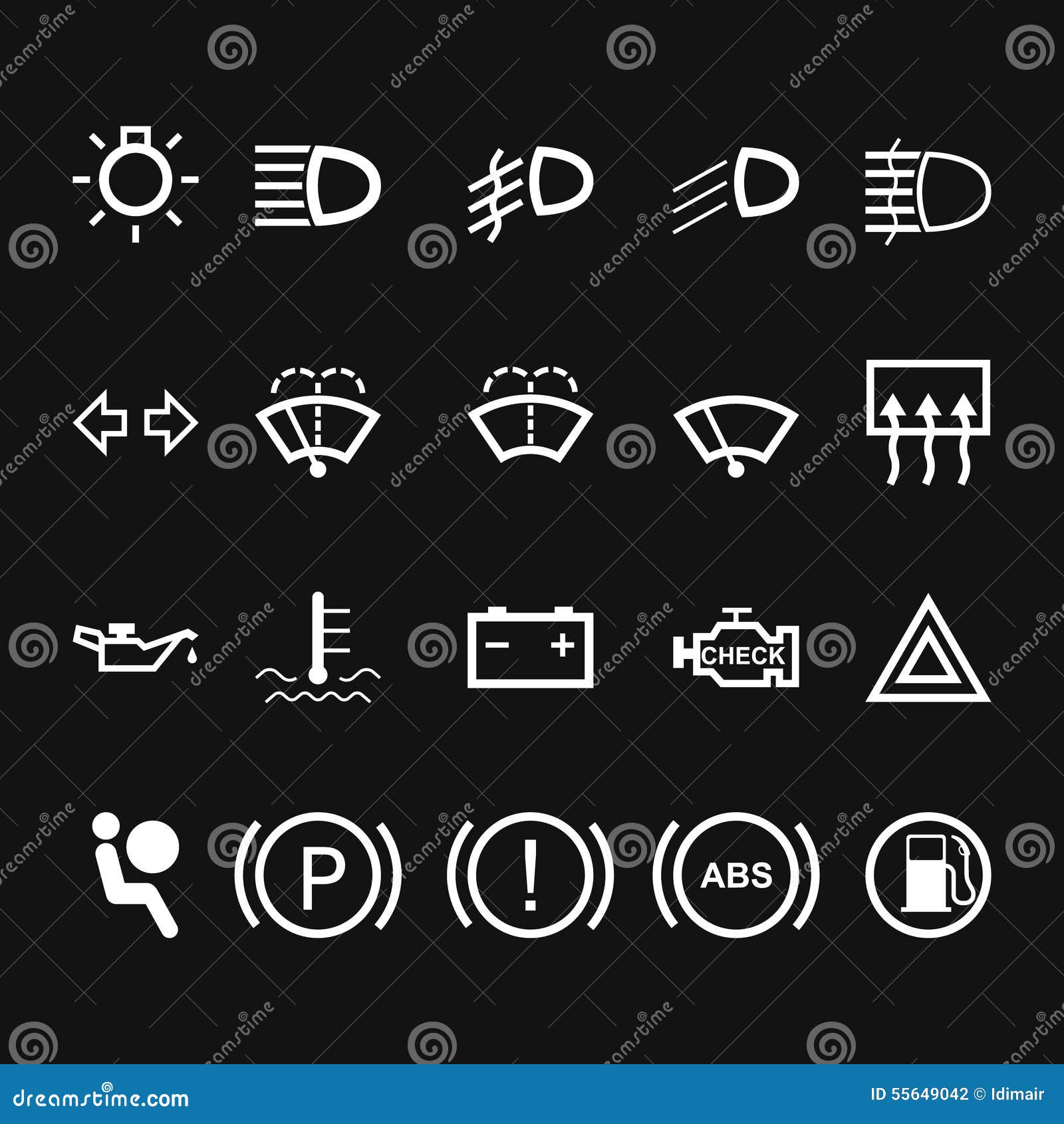 Car Indicator Icons Vector Stock Illustrations – 2,865 Car Indicator ...