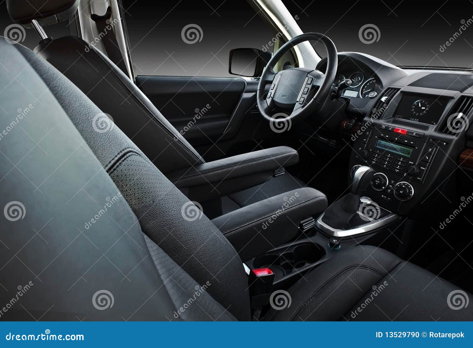 Car inerior (black) stock photo. Image of still, grey - 13529790