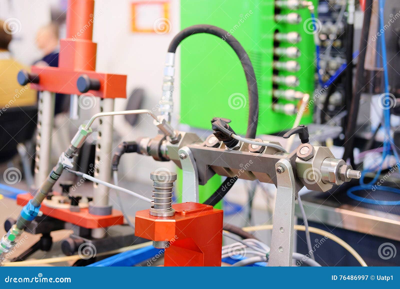 Car Injector Diagnostic and Repair Machine Stock Image - Image of ...