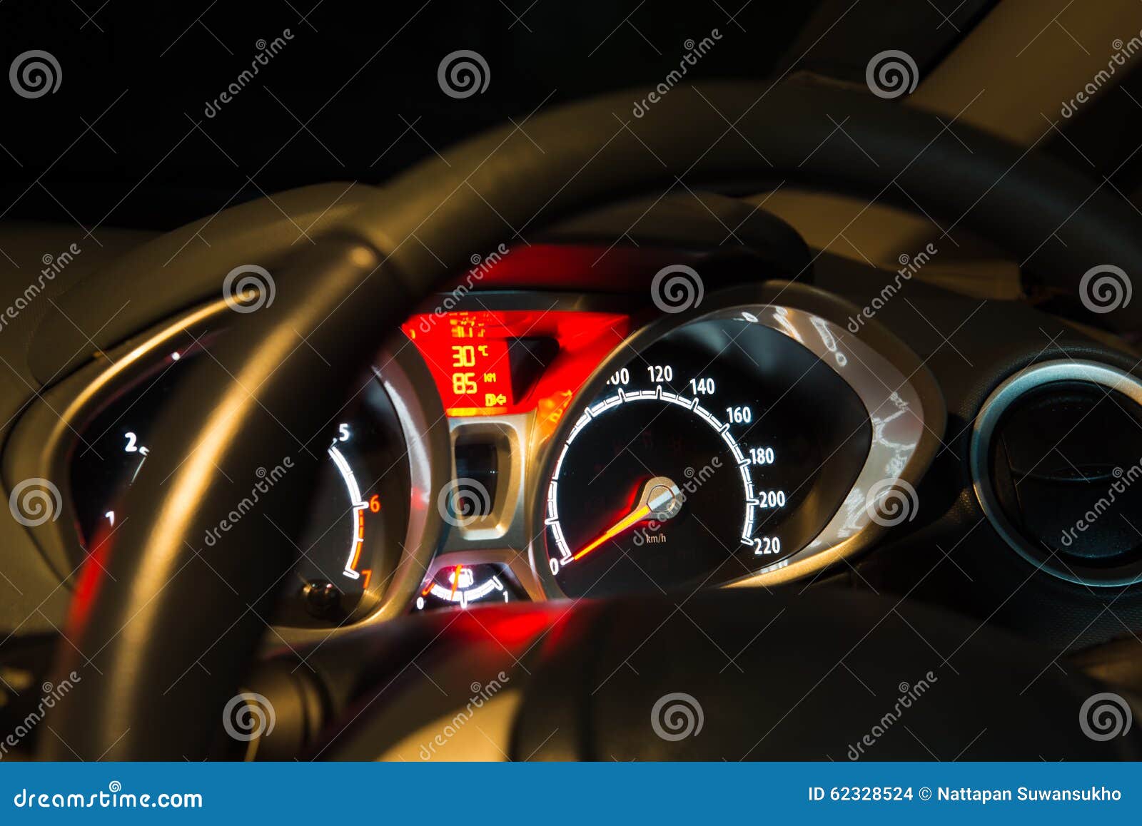 Car instrument panel stock photo. Image of black, dial - 62328524