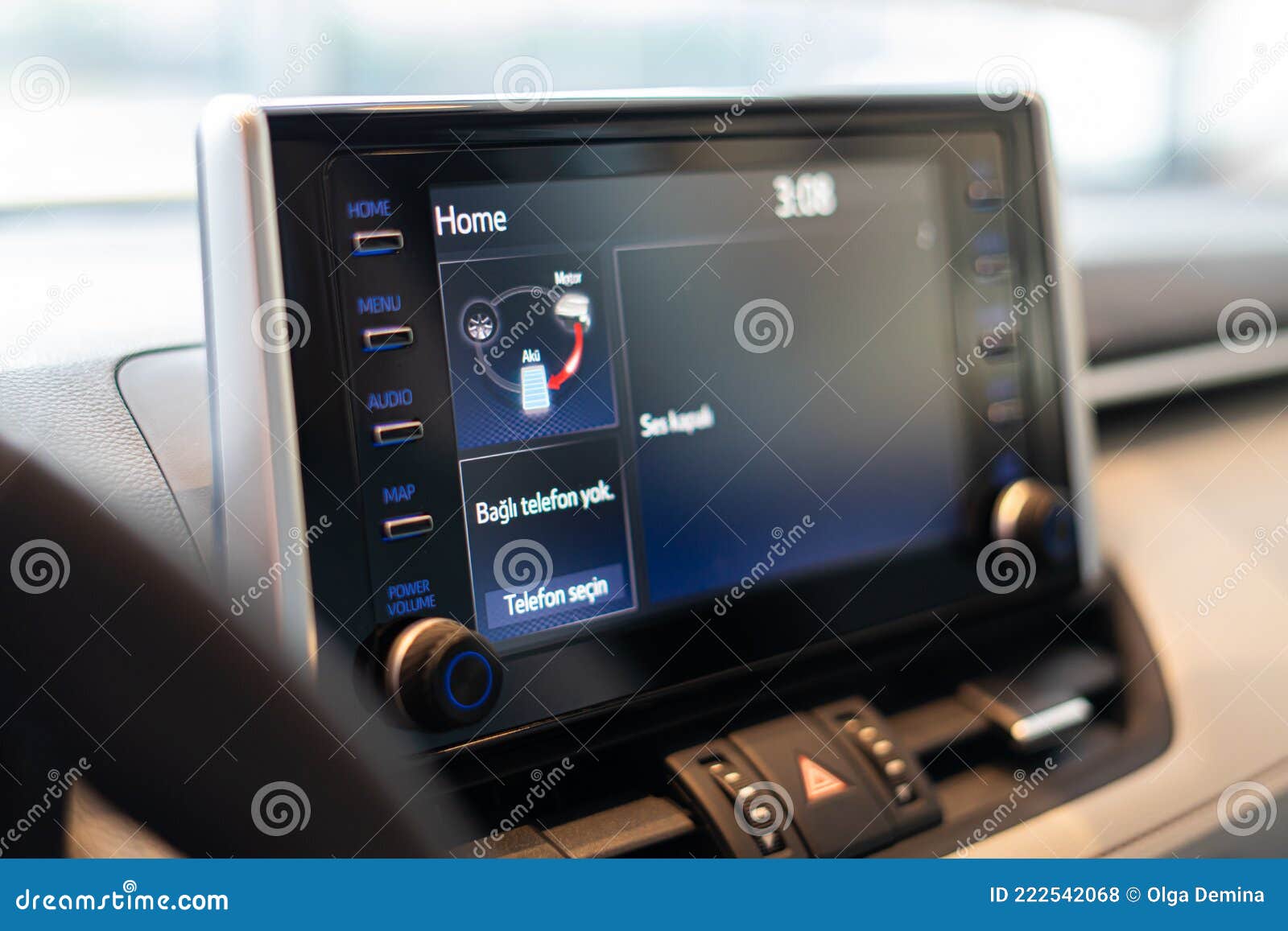 Car Instrument Panel Dashboard Led Screen with Speedometer, Tachometer ...