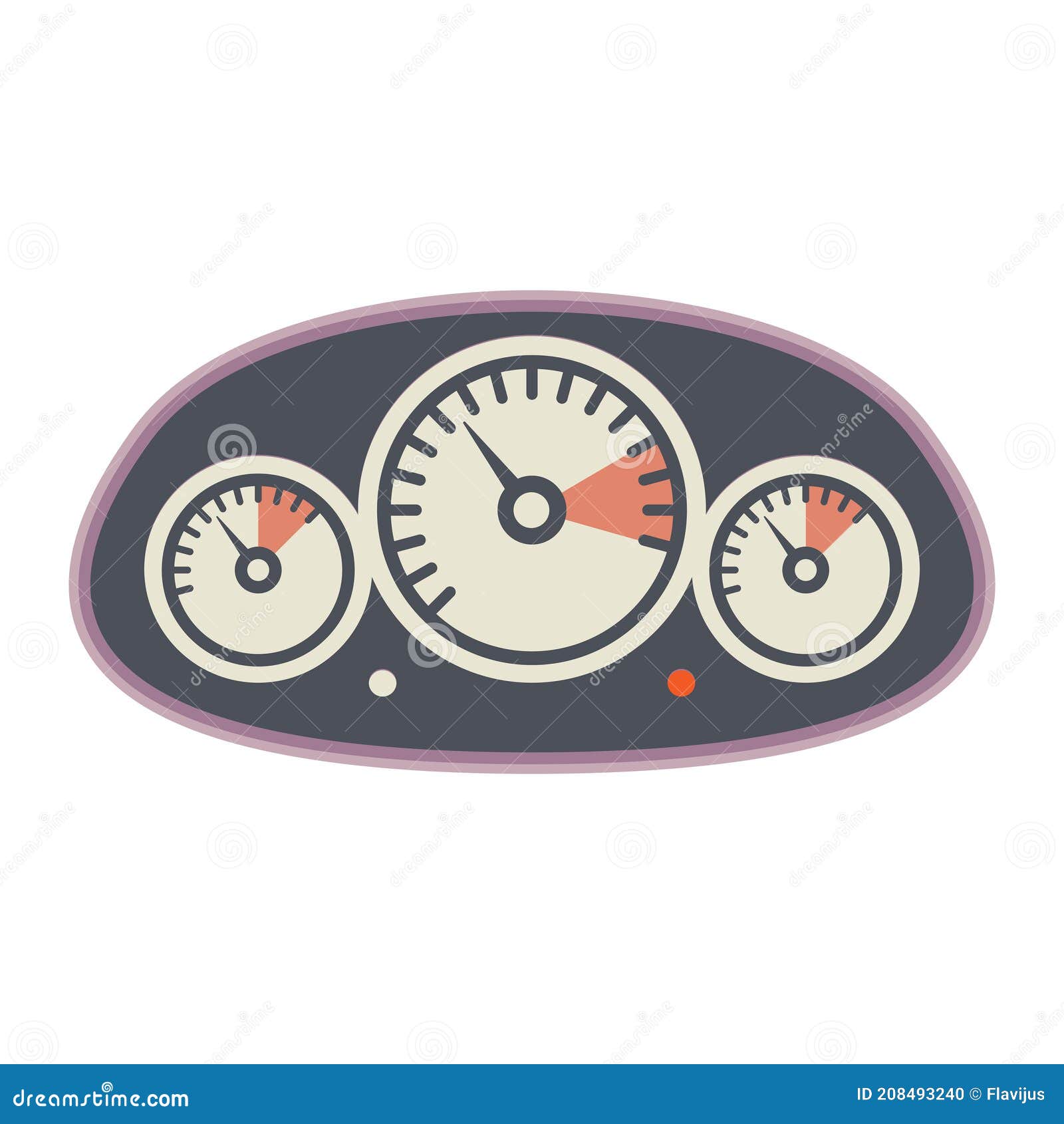 Car Instruments Icon or Sign Stock Vector - Illustration of scale ...