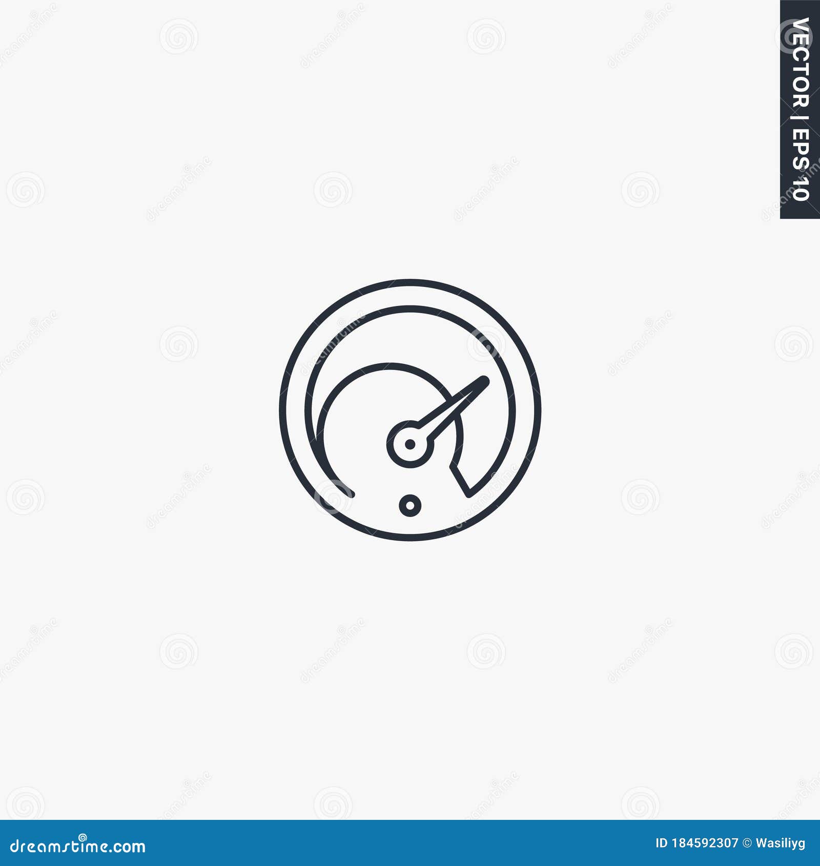 Car Instruments, Linear Style Sign for Mobile Concept and Web Design ...