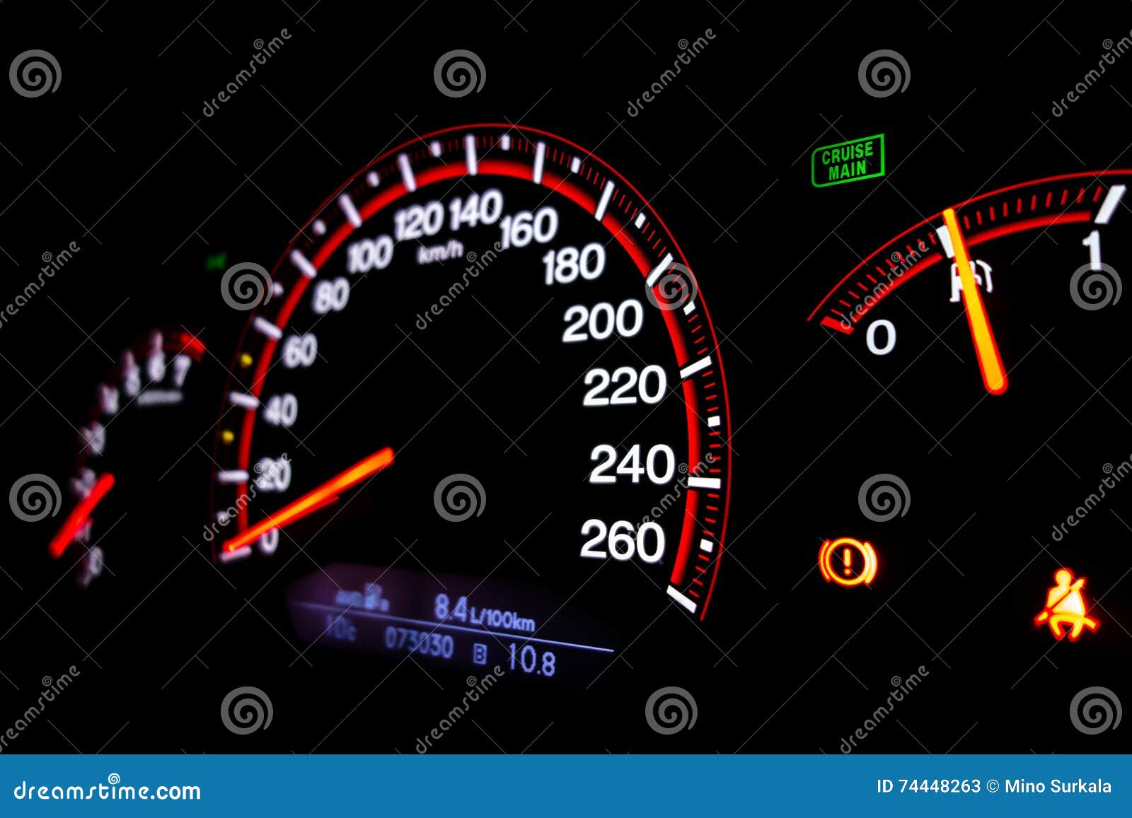 Car instruments panel stock image. Image of transportation - 74448263