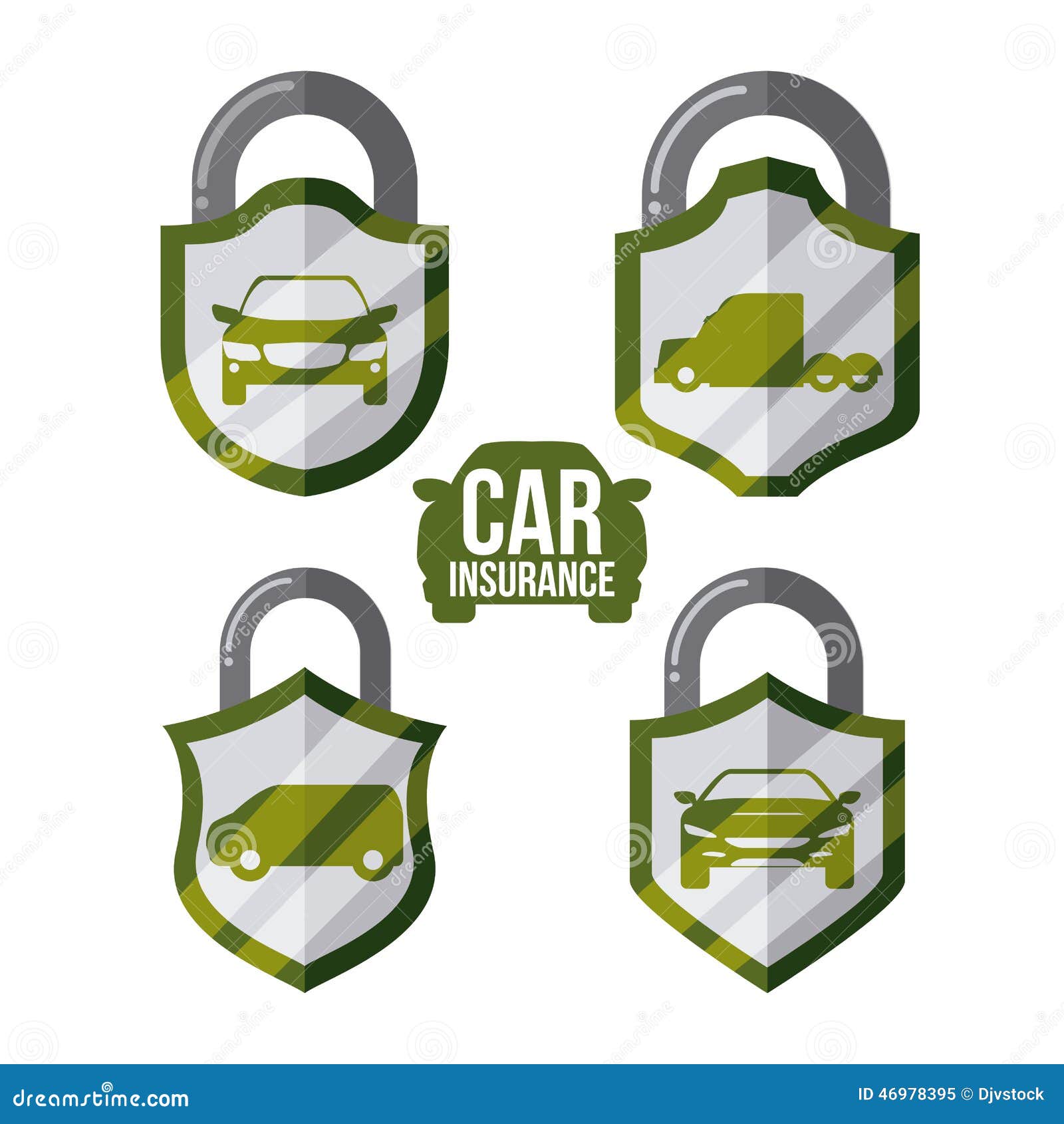 Car insurance design stock vector. Illustration of business - 46978395