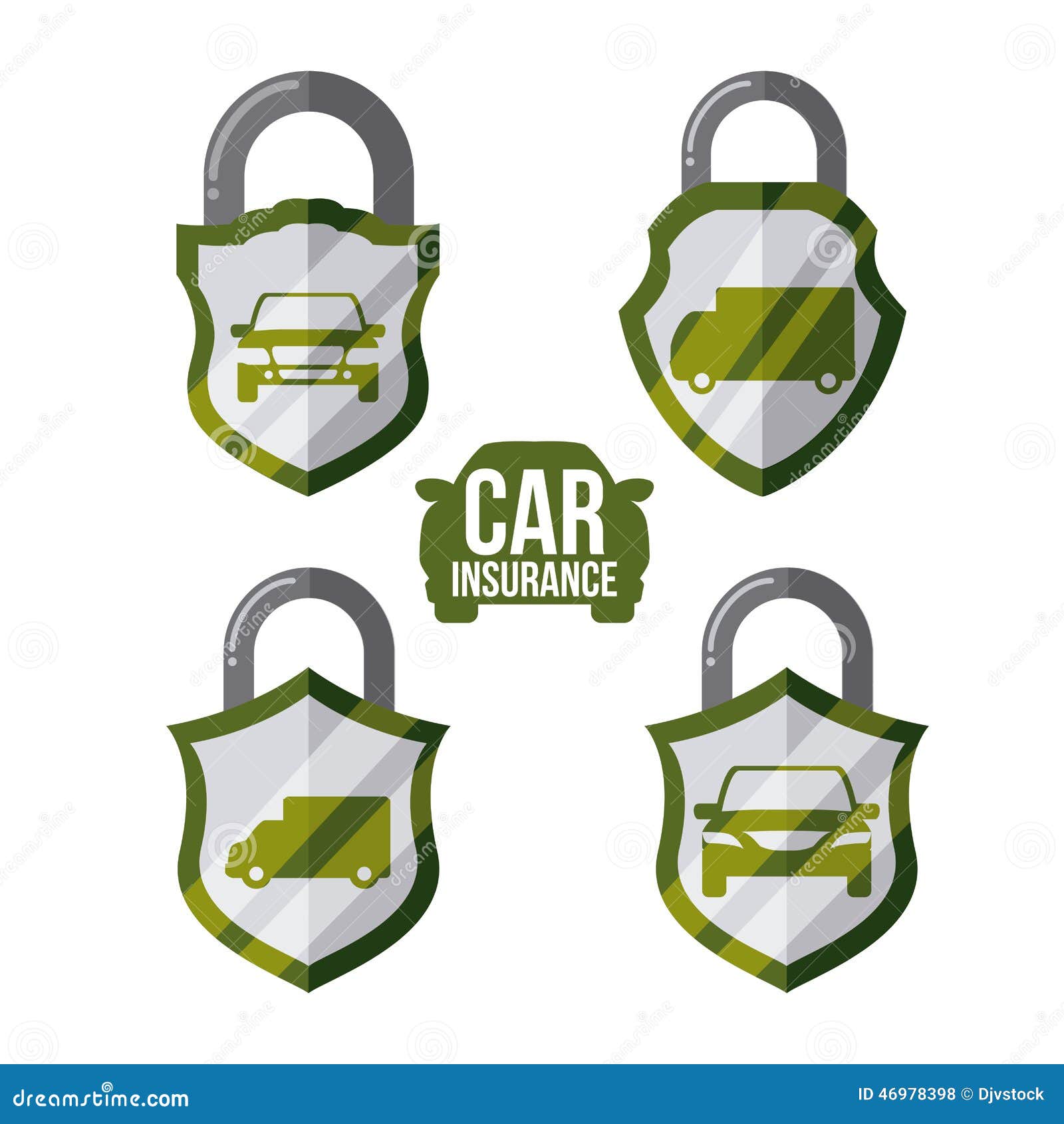 Car insurance design stock vector. Illustration of insurance - 46978398