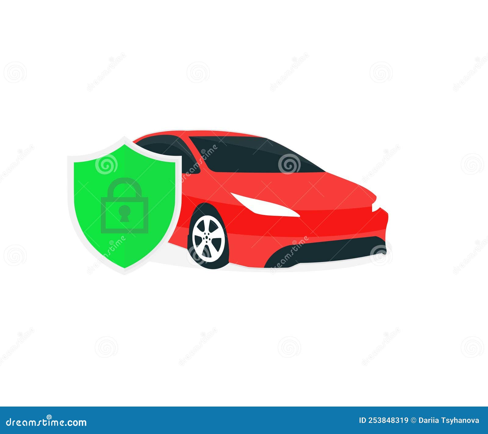 Car Insurance Policy, Shield, Security Concept Logo Design. Car ...