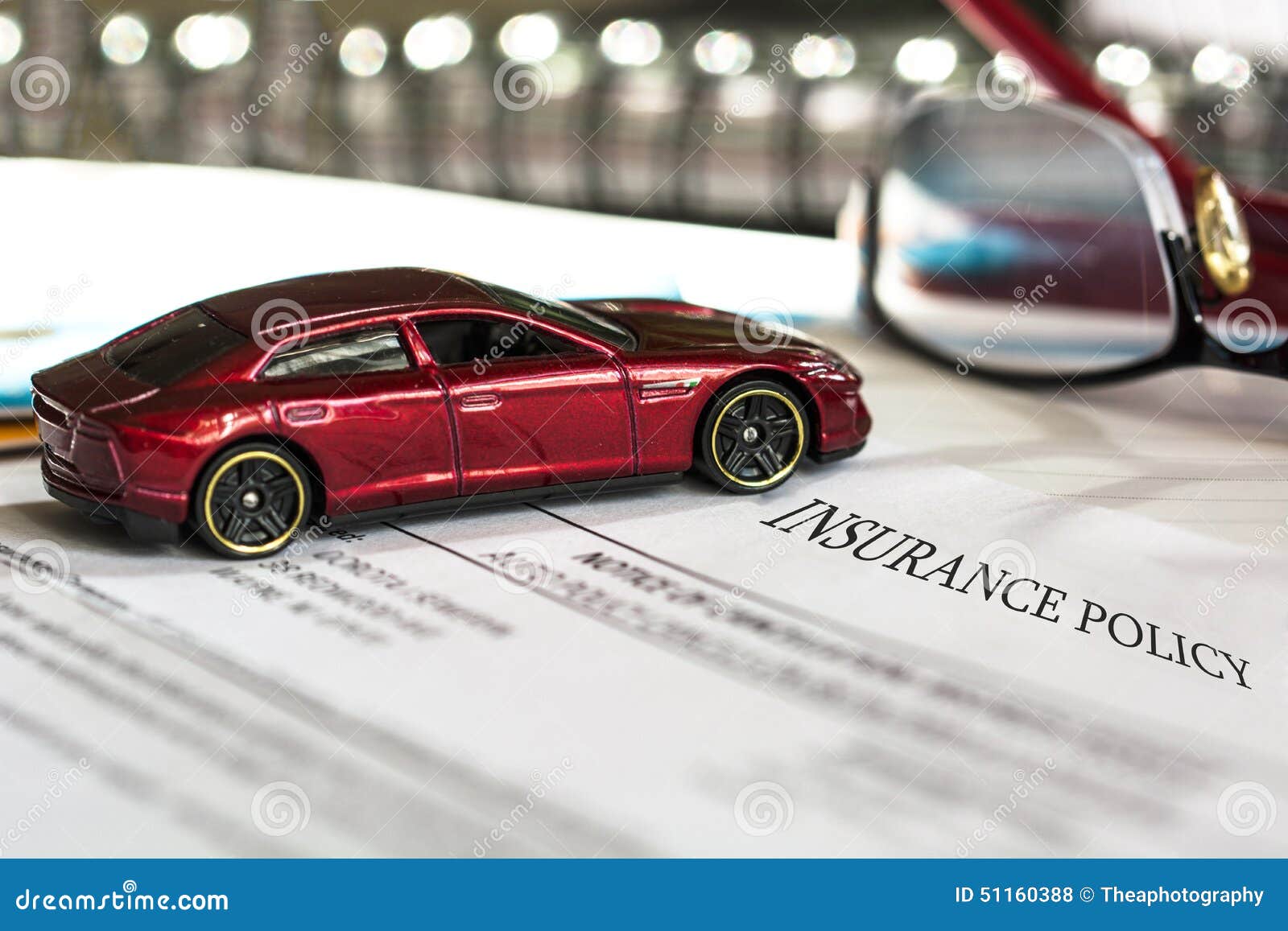 Car Insurance Policy stock photo. Image of insurance - 51160388