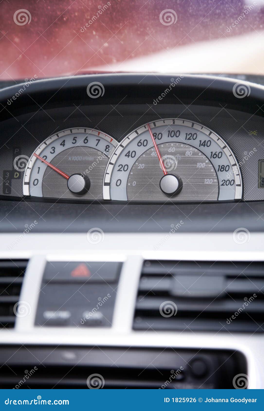 Car Interior stock photo. Image of modern, limit, speedometer - 1825926