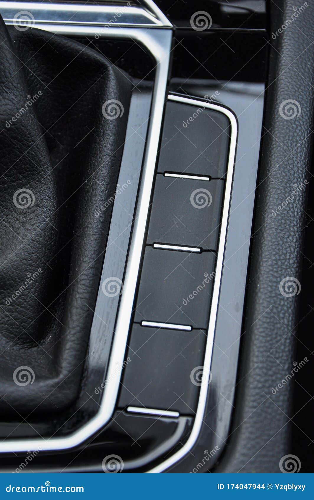 Car Interior Buttons in Blank Stock Photo - Image of automobile, button ...