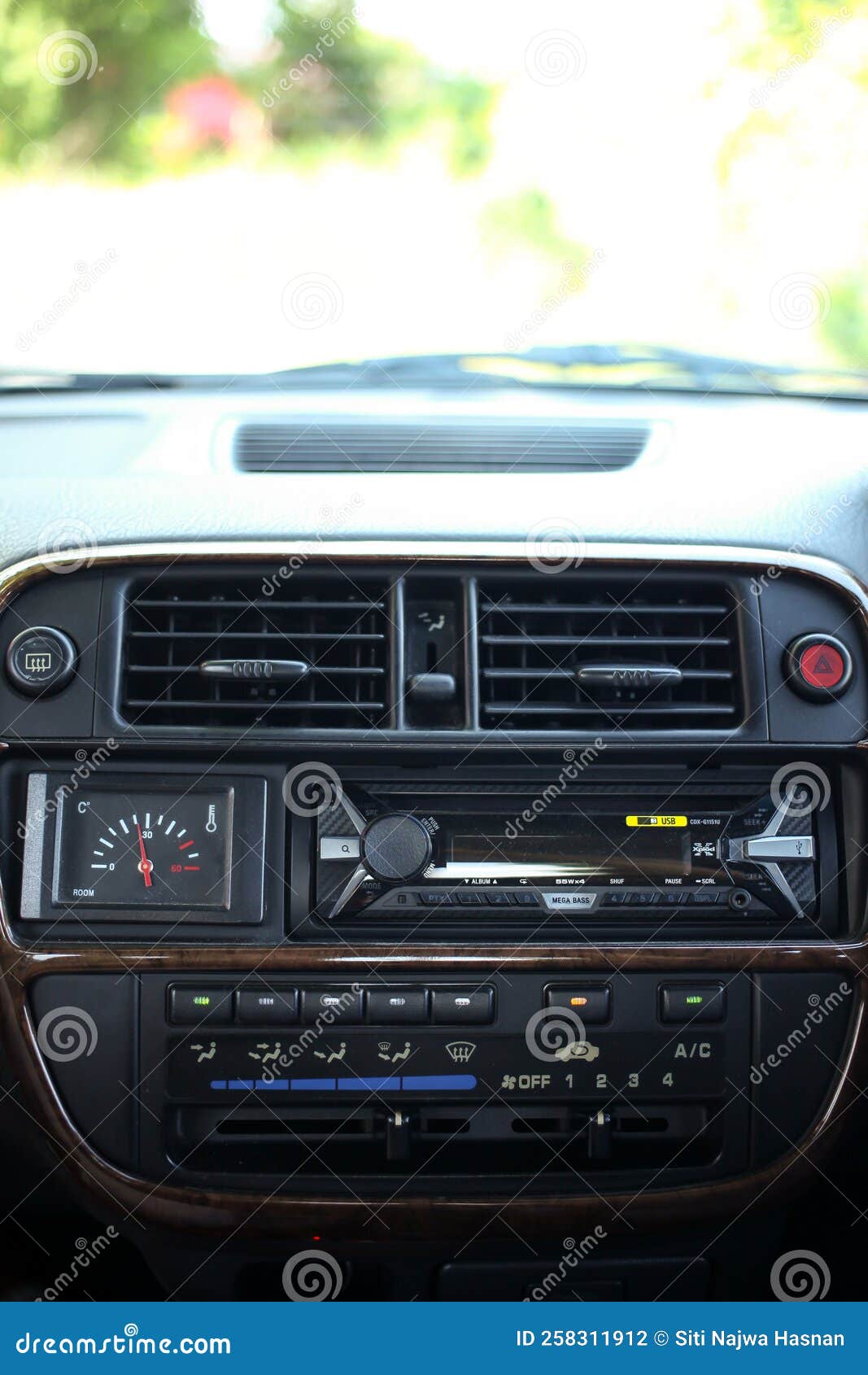 Car interior. stock photo. Image of power, electrical - 258311912