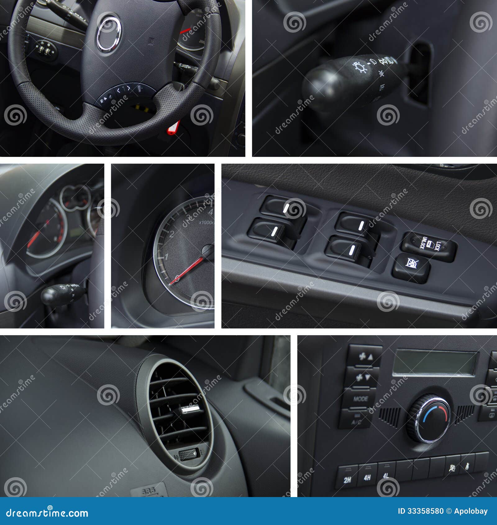 Car Interior Dashboard Details Stock Image | CartoonDealer.com #96238969