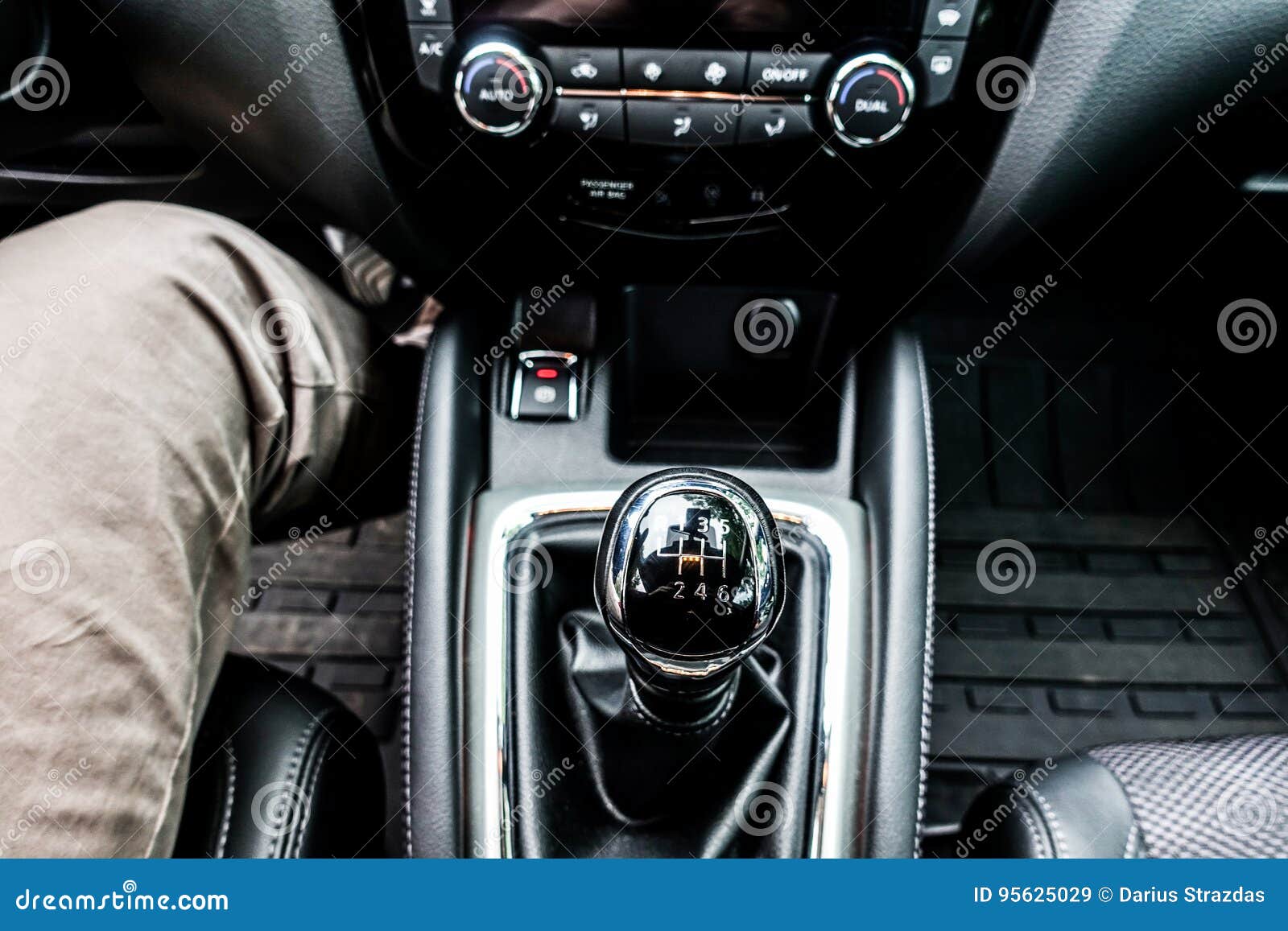 Car Interior Detail, the Gear Shift Lever Stock Image - Image of design ...