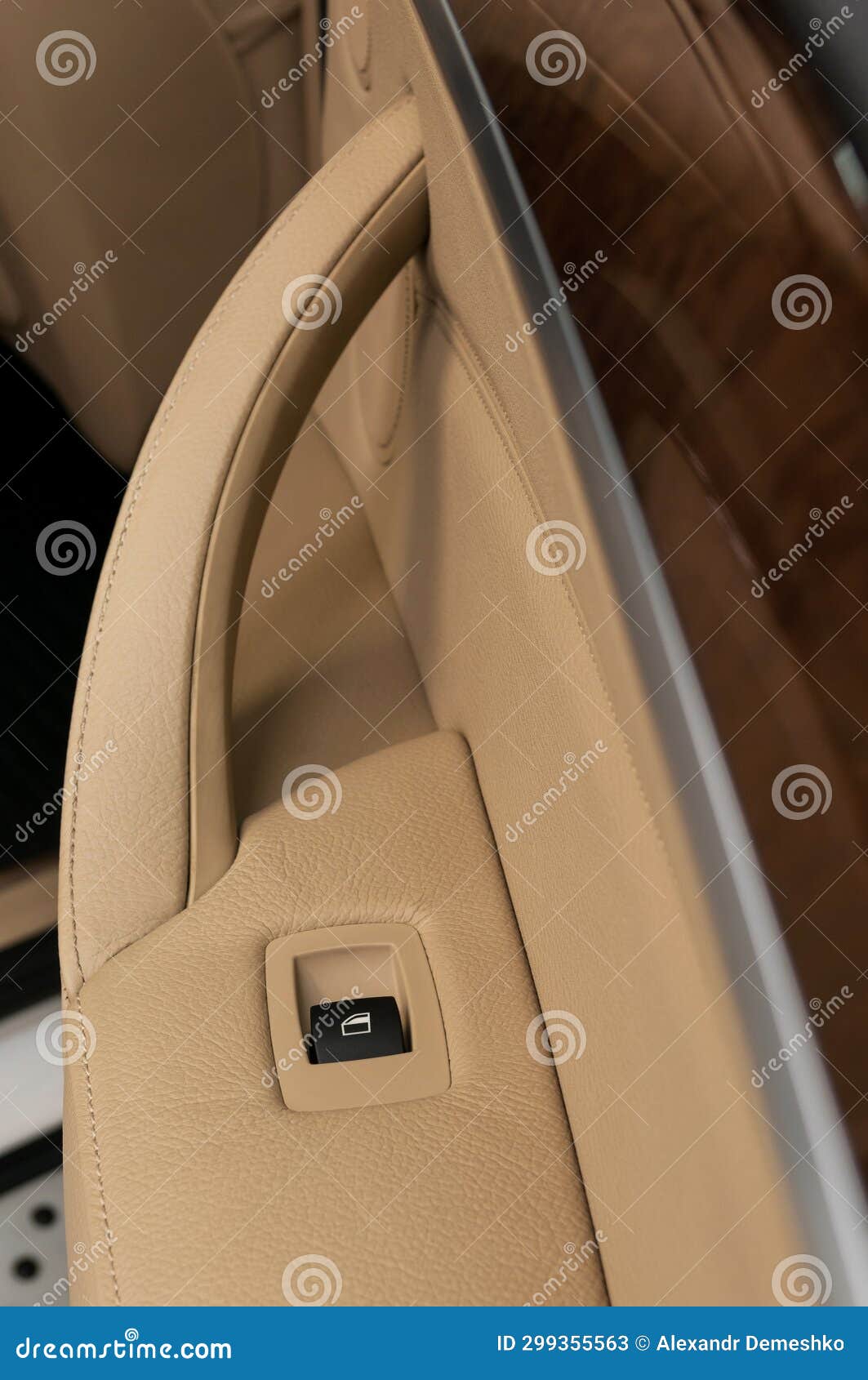 Car Interior Details. Window Control Buttons. Stock Image - Image of ...