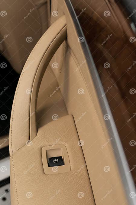 Car Interior Details. Window Control Buttons. Stock Image - Image of ...