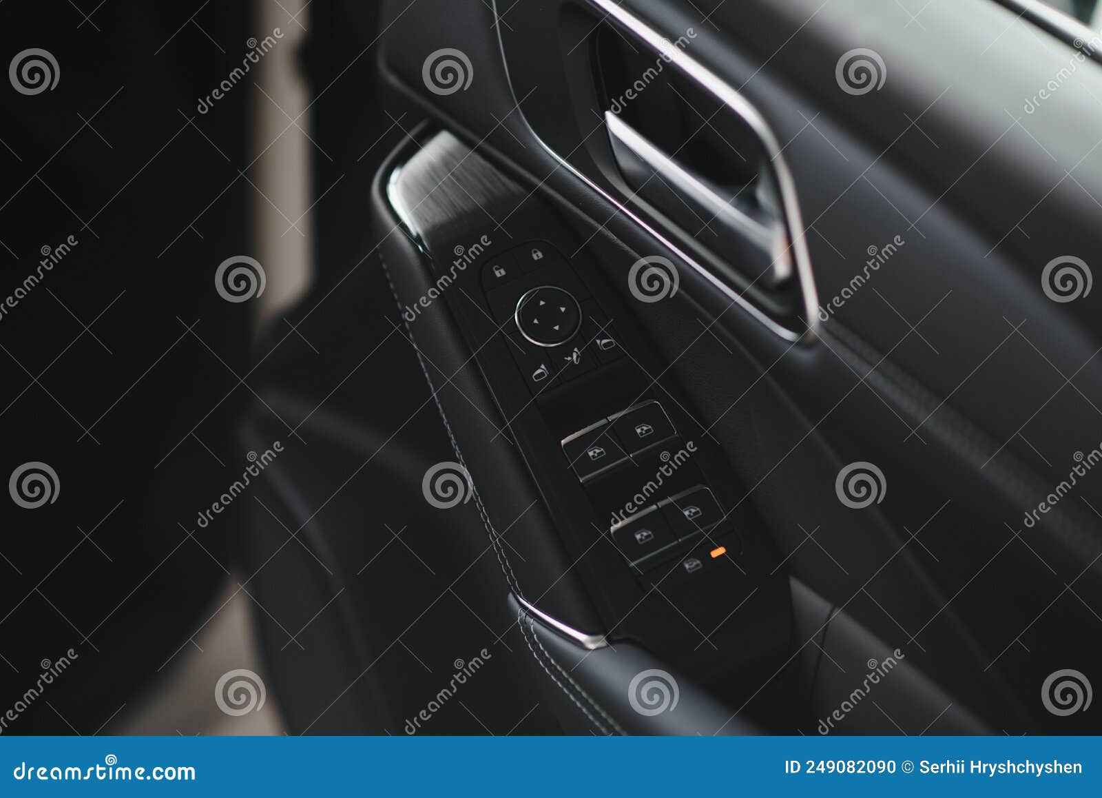 Car Interior. Front Door Panel Stock Photo - Image of vehicle, concept ...