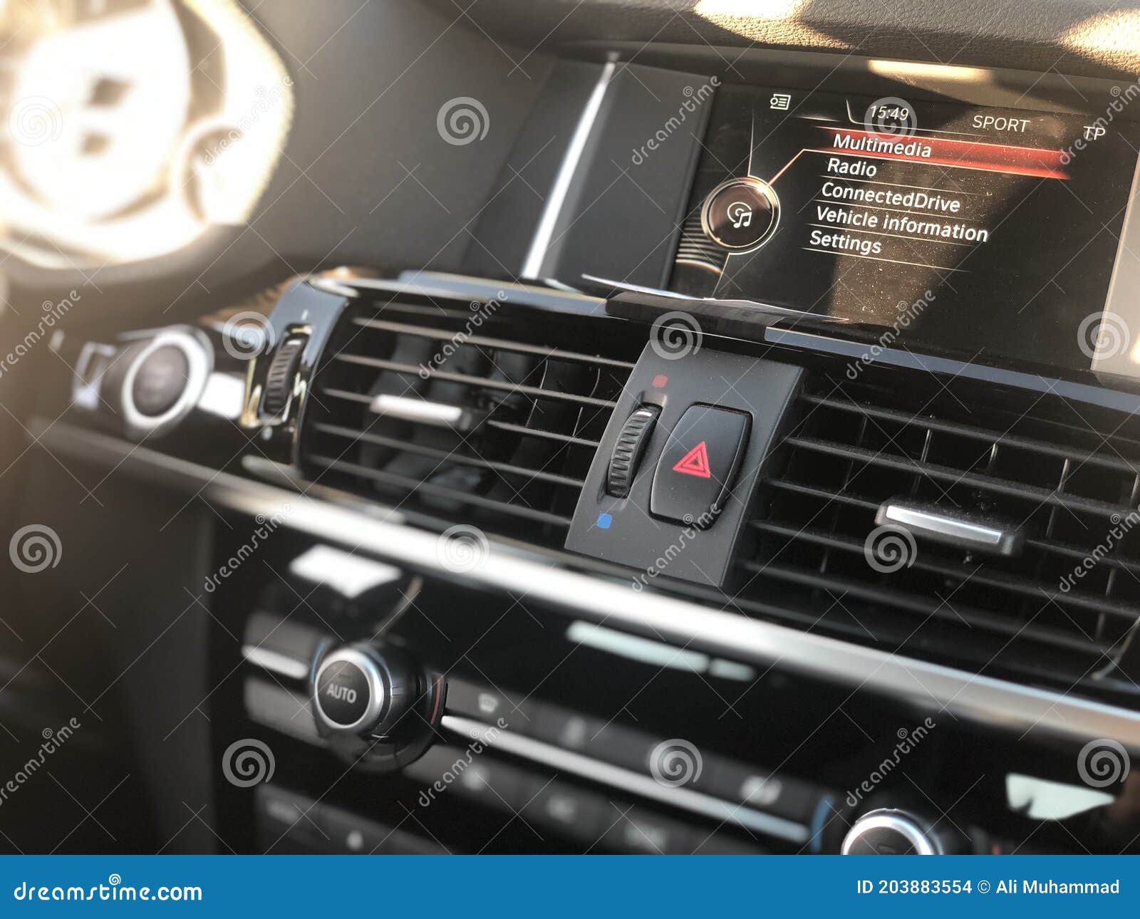 Car Interior Car Functions Inside View of Car System Stock Photo ...