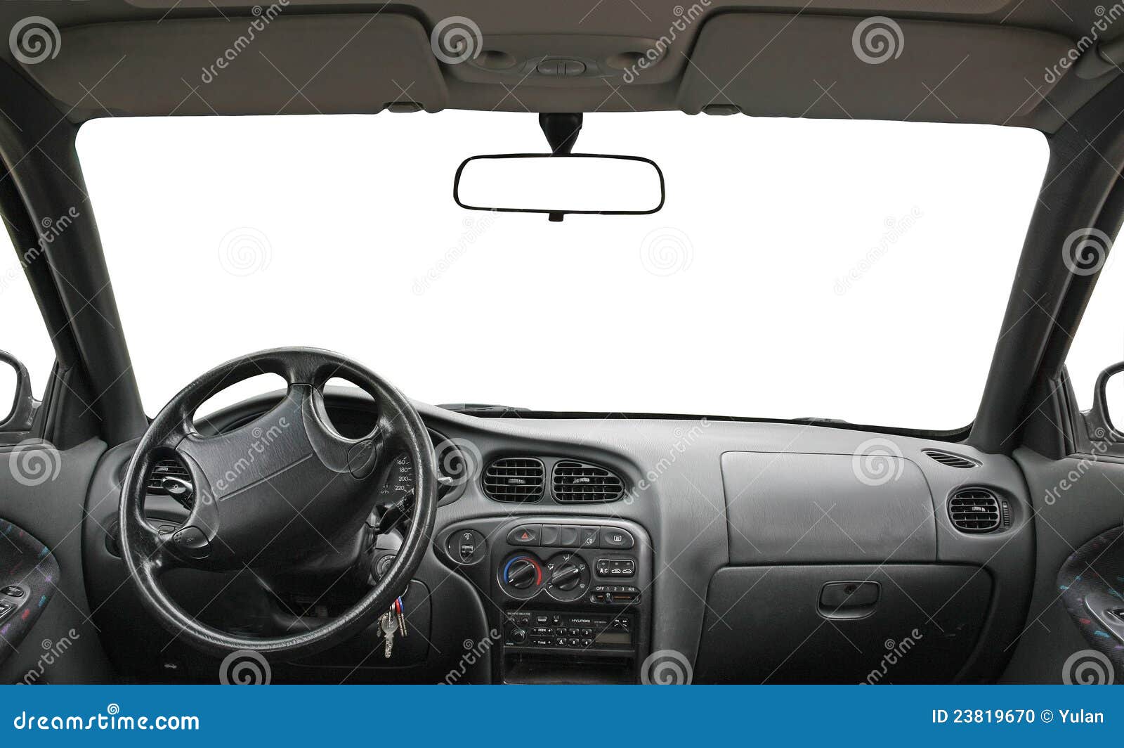 Car interior isolated stock photo. Image of copy, drive - 23819670