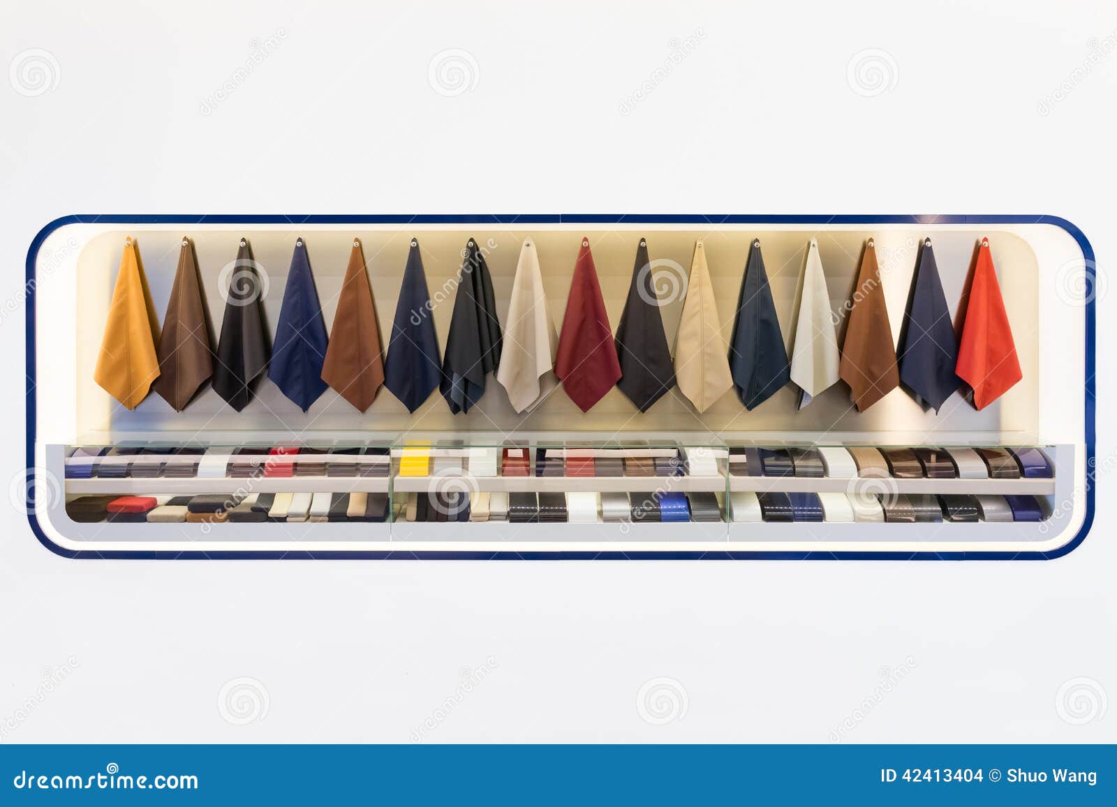 Car Interior Leather Samples Stock Photo - Image of choice, automobile ...