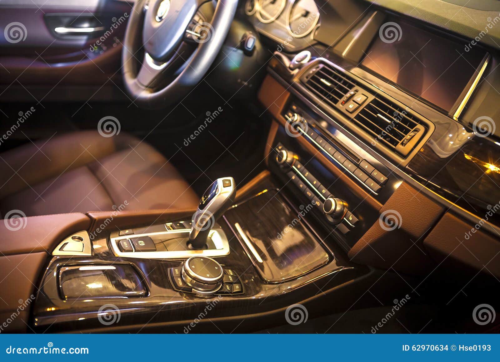 Car interior stock photo. Image of lever, lovely, high - 62970634