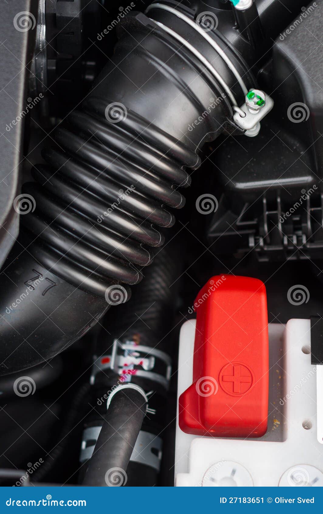 Car Interior with Plastic Pipe Stock Image - Image of hose, wire: 27183651