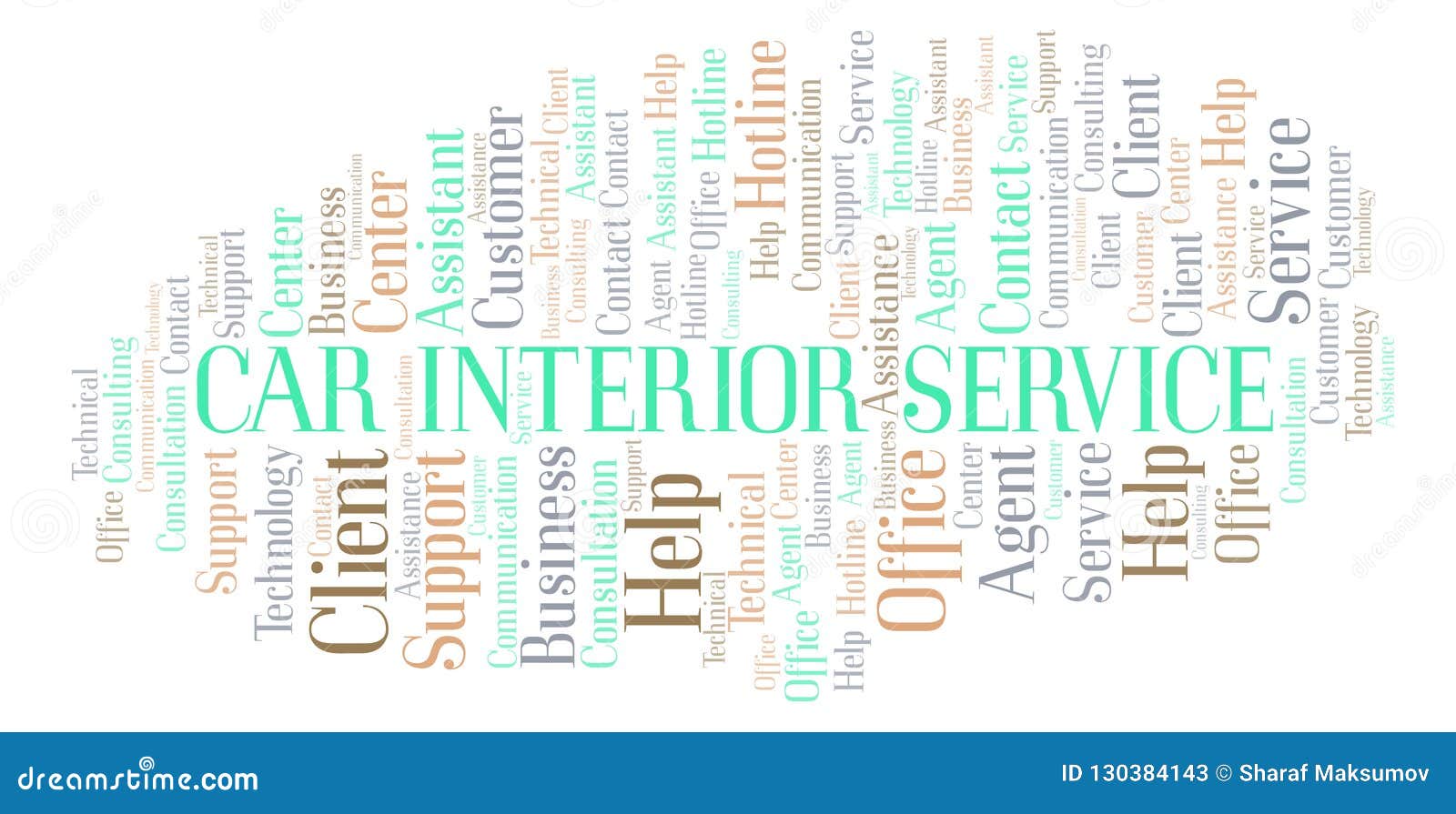 Car Interior Service Word Cloud. Stock Illustration - Illustration of ...