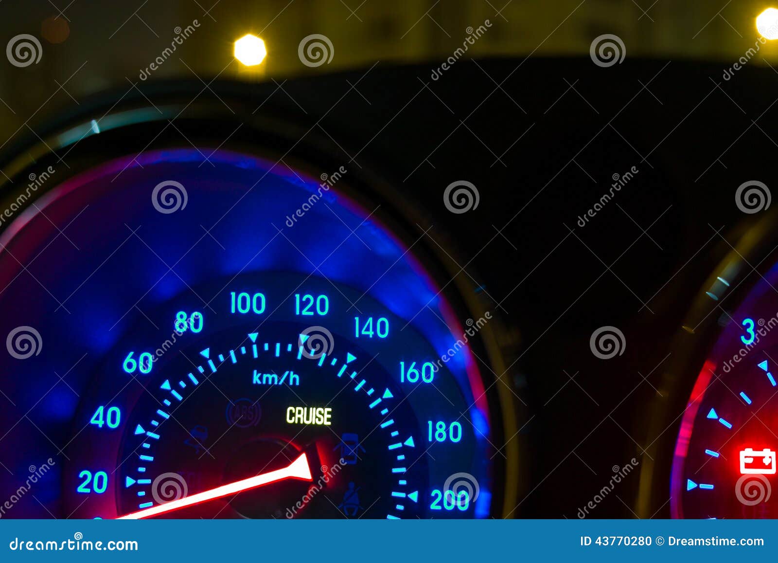 Car Interior stock photo. Image of interior, kmph, speed - 43770280