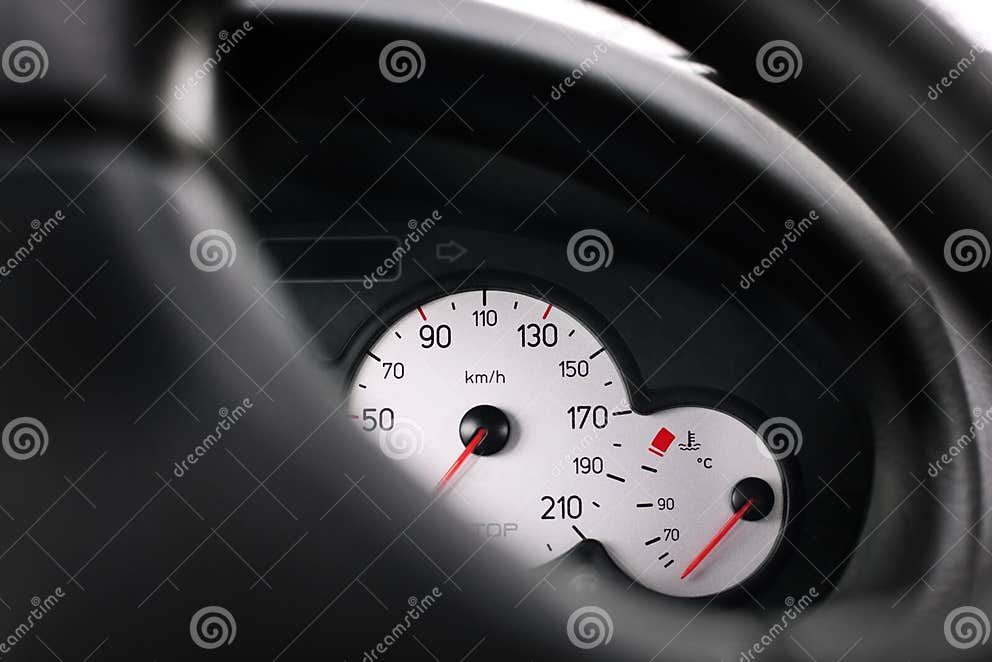 Car Interior. speedometer stock photo. Image of meter - 36558394
