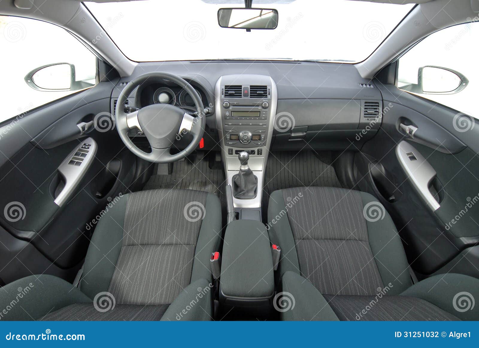 Car interior stock photo. Image of control, black, conditioning - 31251032