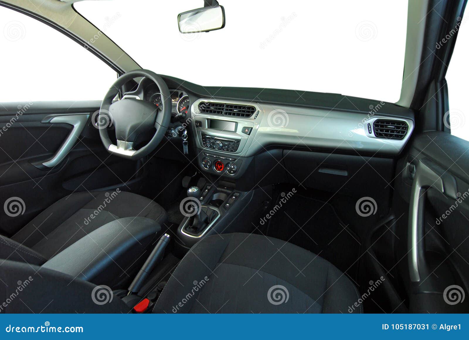 Car interior stock image. Image of passenger, inside - 105187031