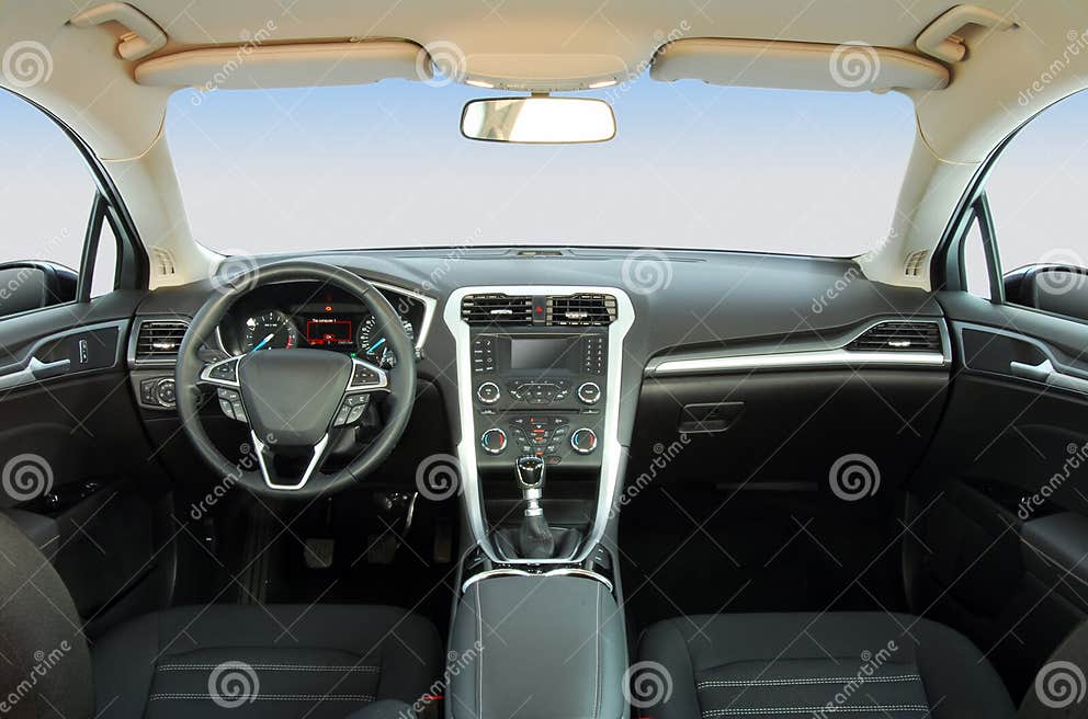 Car interior stock photo. Image of driver, belt, chair - 121894520