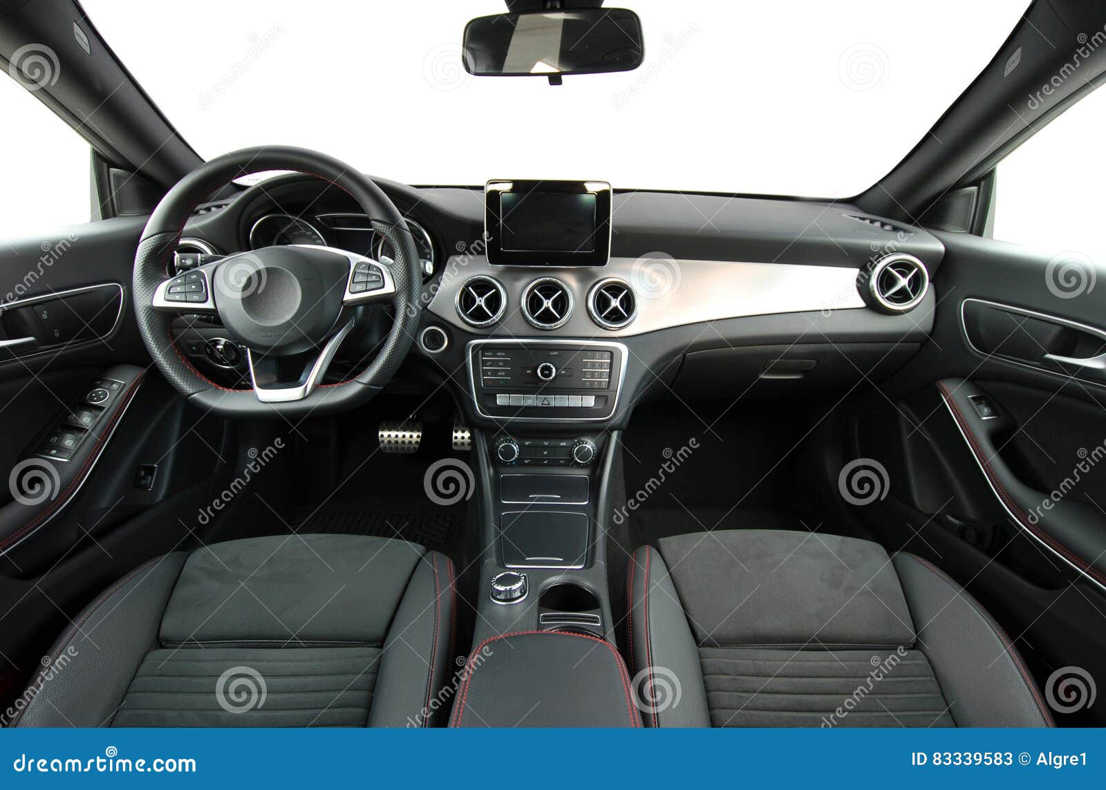 Car interior stock image. Image of belt, guidance, dashboard - 83339583