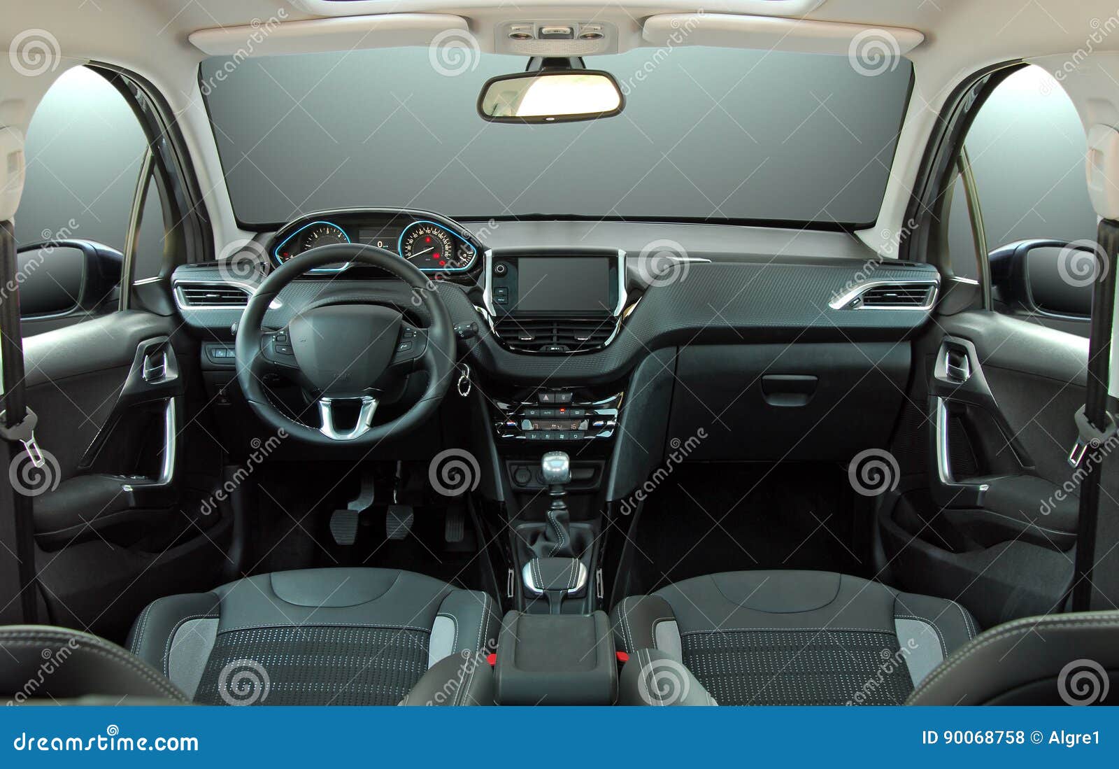 Car interior stock photo. Image of belt, equipment, driver - 90068758
