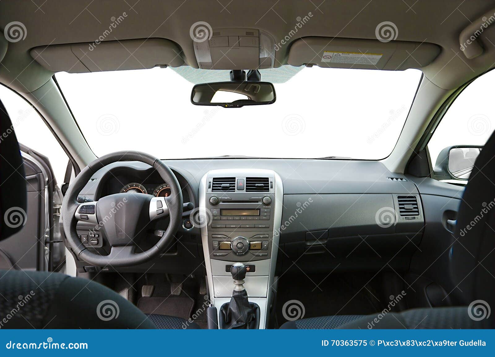 Car Interior stock image. Image of black, stop, dashboard - 70363575