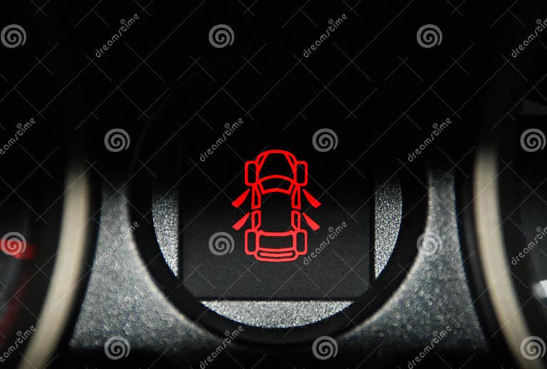 Car Interior Warning Light stock photo. Image of black - 8546066