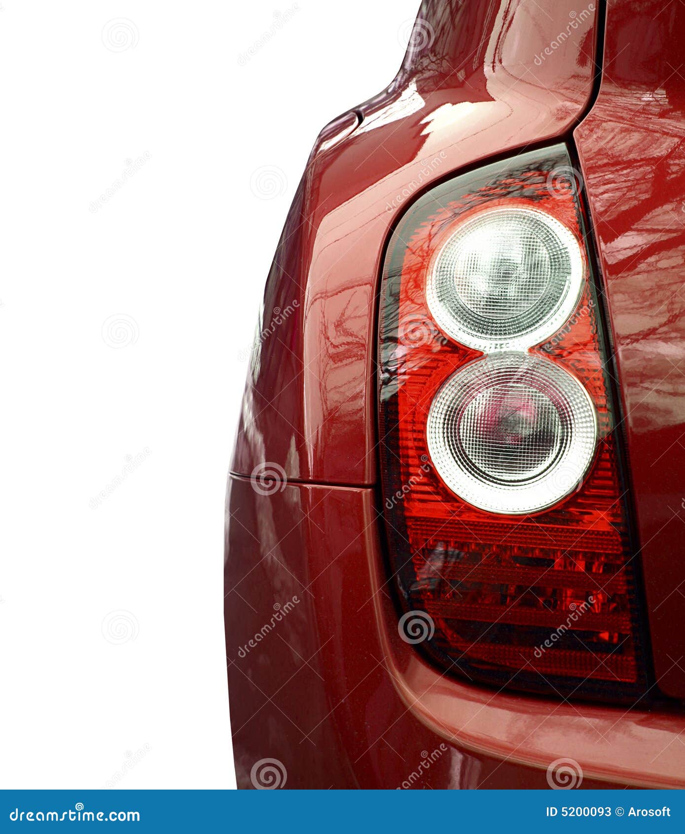 Car isolated on white. stock image. Image of back, travel - 5200093