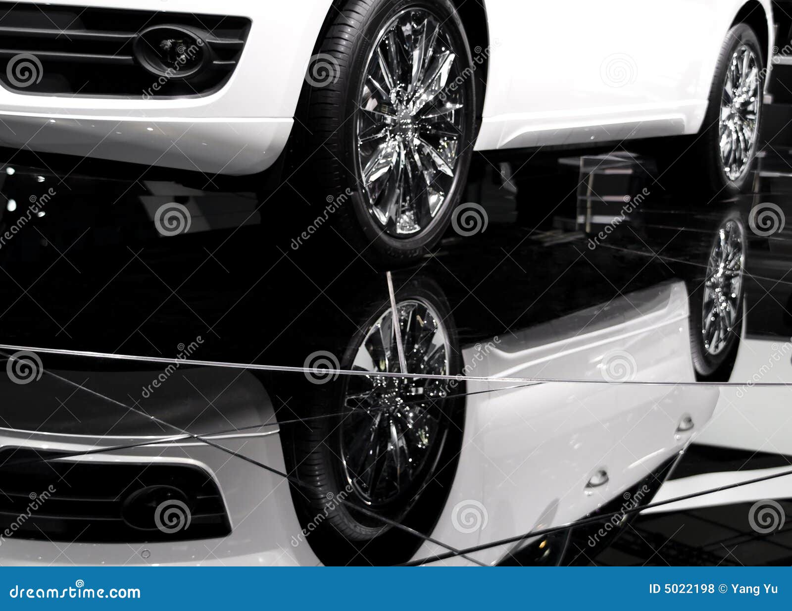 Car and its reflection stock photo. Image of dream, show - 5022198