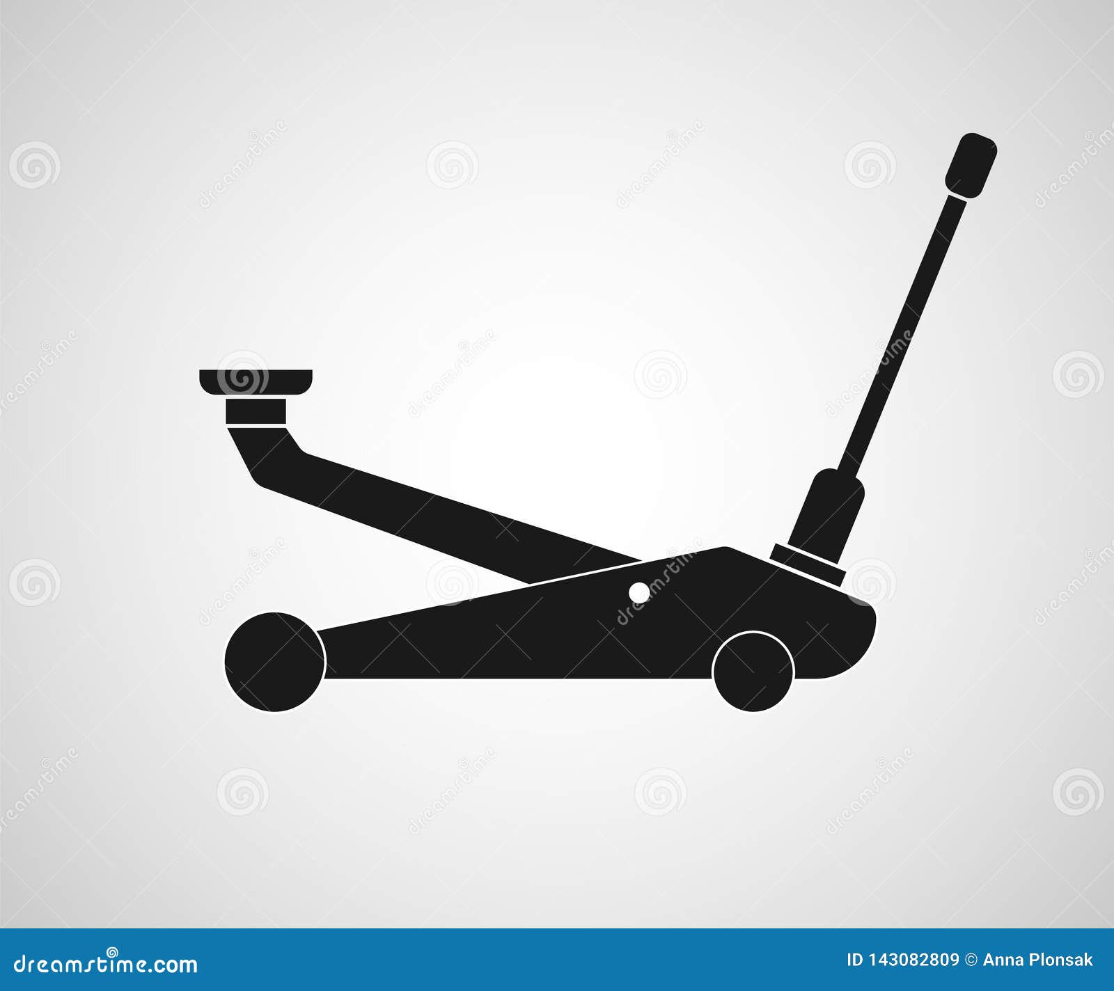 Car jack icon stock illustration. Illustration of machine - 143082809