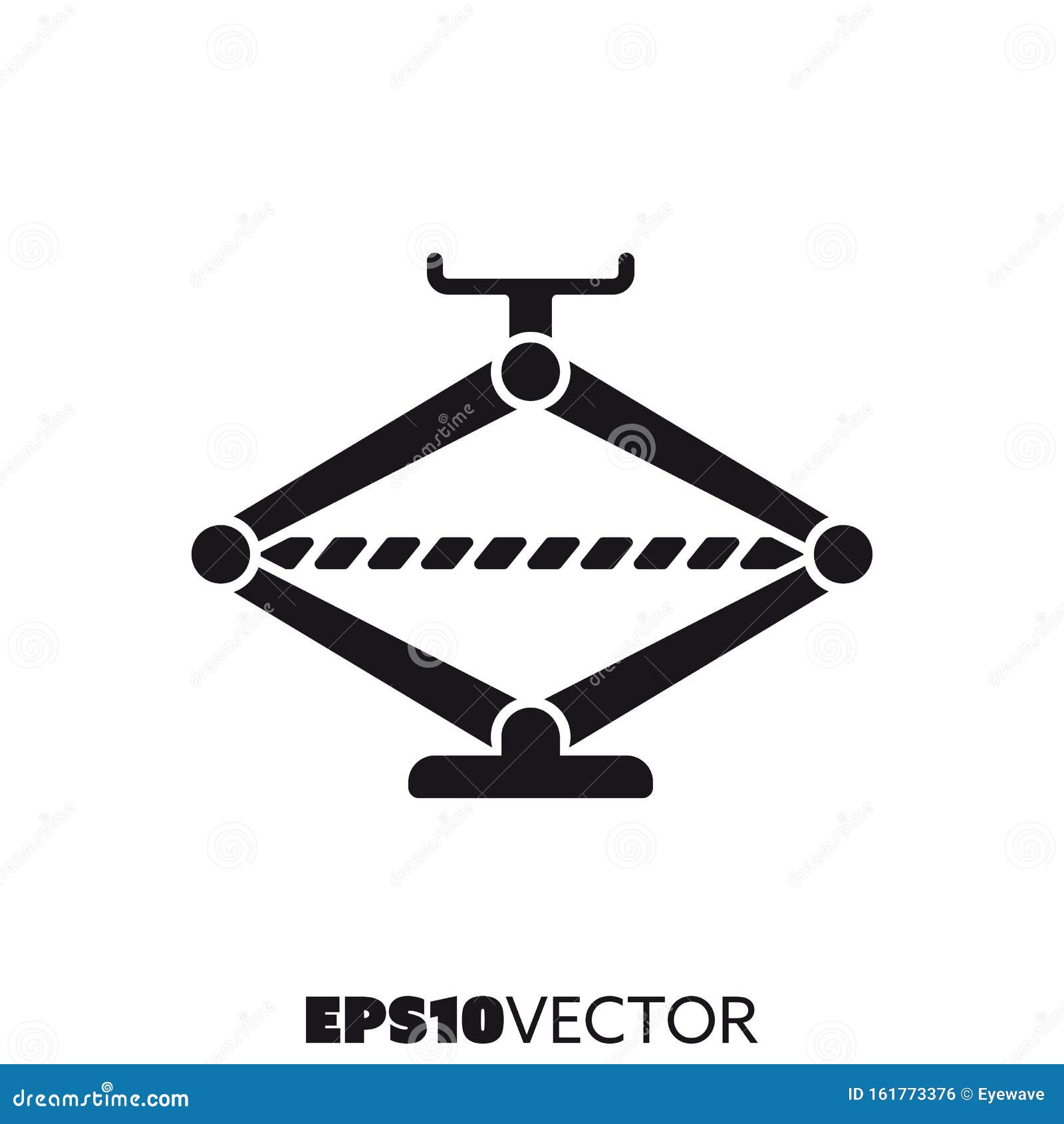 Car jack vector glyph icon stock vector. Illustration of automotive ...
