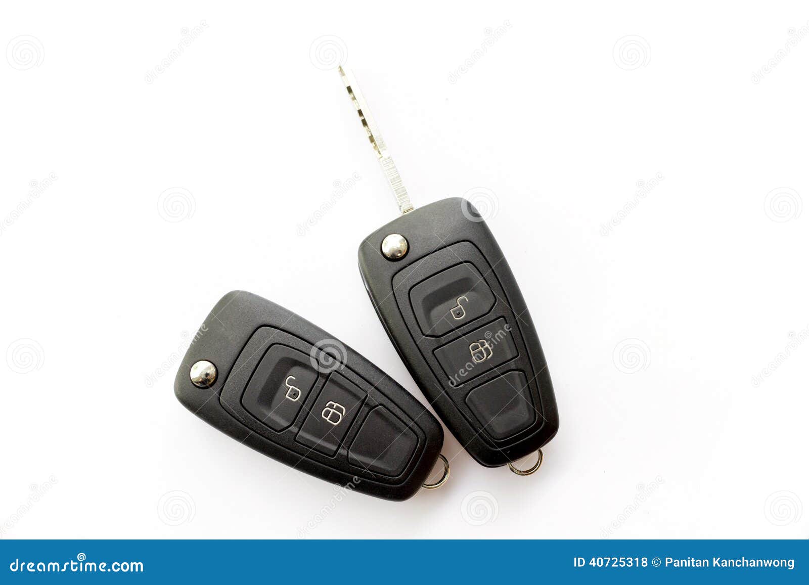 Car key closeup on a white stock photo. Image of technology - 40725318