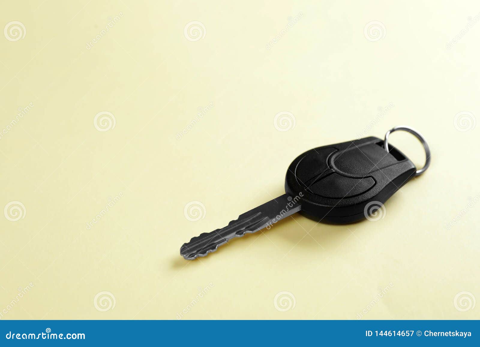 Car Key on Color Background. Stock Image - Image of lock, security ...