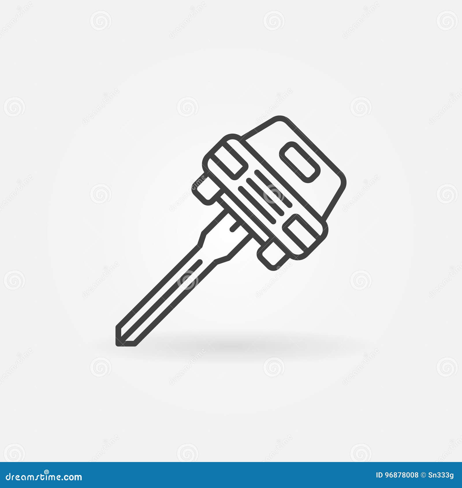Car key concept icon stock vector. Illustration of symbol - 96878008