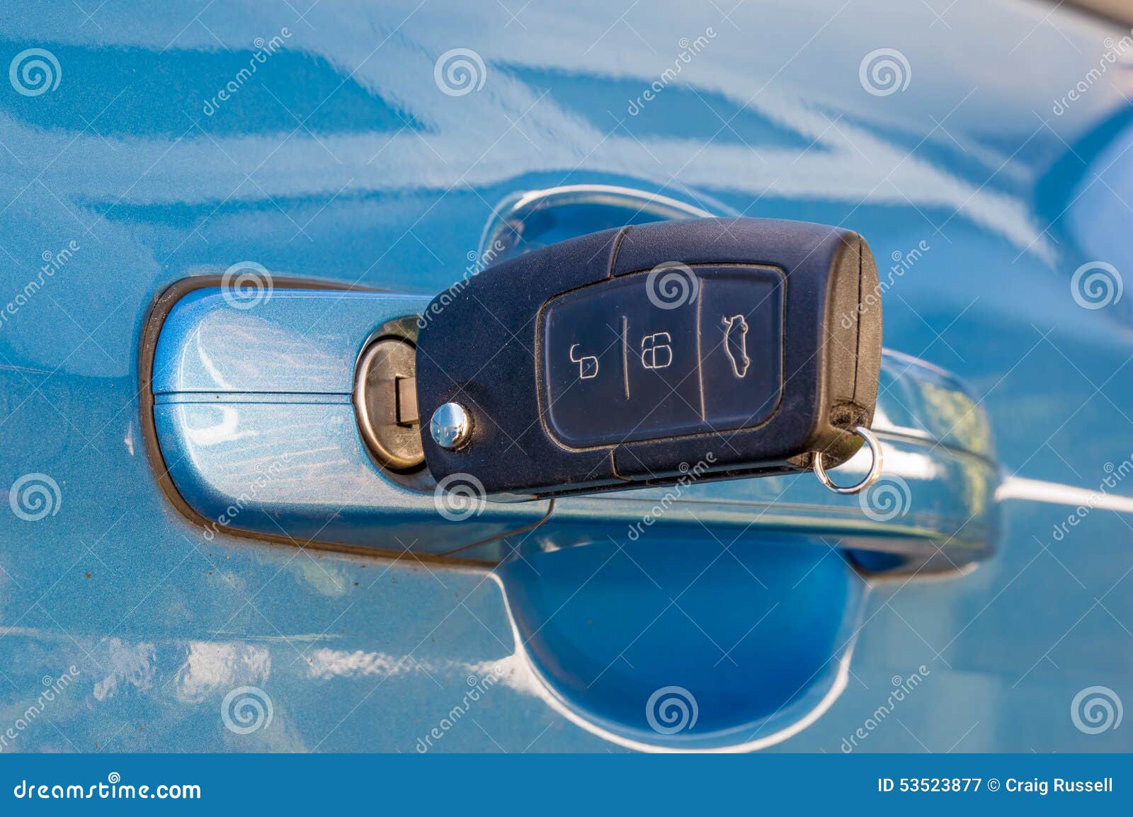 Car key in Door lock stock image. Image of keys, vehicle - 53523877
