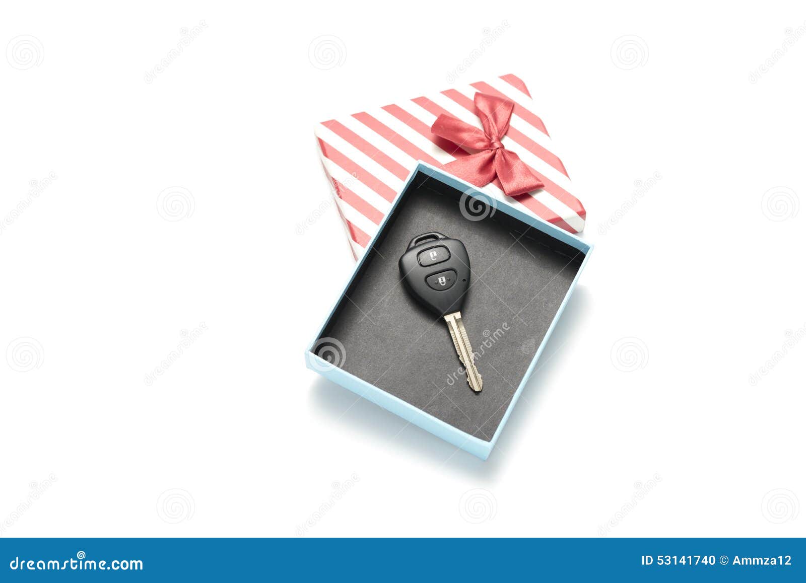 Car key and gift box stock photo. Image of symbol, security - 53141740