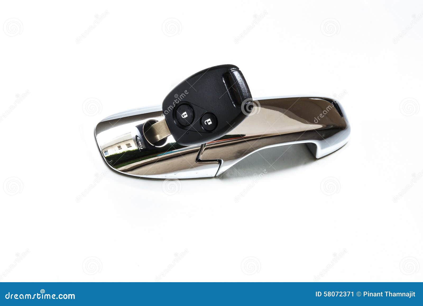 Car key in the hole stock image. Image of lock, silver - 58072371